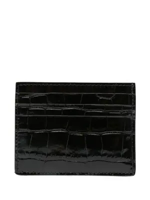 TOM FORD Crocodile-embossed Cardholder