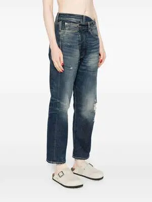 R13 Crossover Straight Leg Jeans