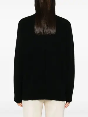 THE ROW Hepny Cashmere Sweater - Black