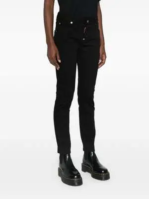 Dsquared2 Logo-patch Skinny Jeans