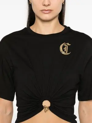 Just Cavalli Ring-detail T-shirt