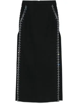 Rabanne Rhinestone-embellished Maxi Skirt