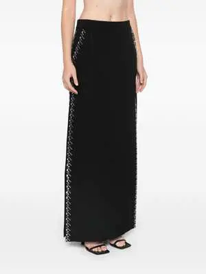 Rabanne Rhinestone-embellished Maxi Skirt