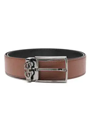 FERRAGAMO Reversible Belt Brown