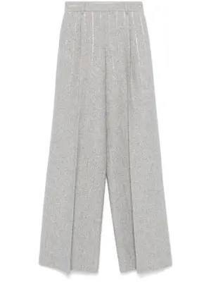 Ermanno Scervino Pinstriped Bootcut Trousers