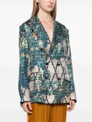 PIERRE-LOUIS MASCIA Double-breasted Jacket - Neutrals