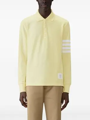 Thom Browne 4-bar Long-sleeve Polo Shirt