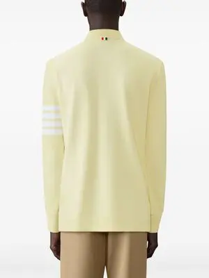 Thom Browne 4-bar Long-sleeve Polo Shirt