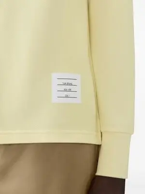 Thom Browne 4-bar Long-sleeve Polo Shirt