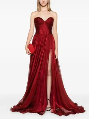 IRIS SERBAN Ilia Gown - Red