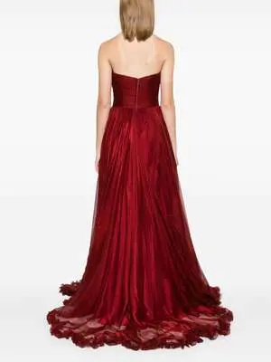 IRIS SERBAN Ilia Gown - Red