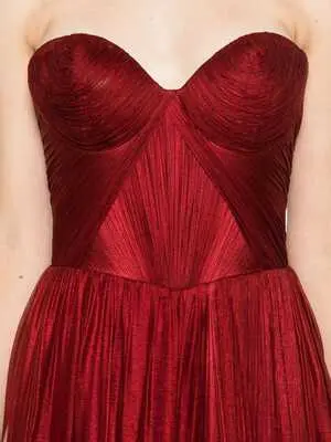 IRIS SERBAN Ilia Gown - Red