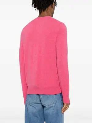 Play Comme Des Garcon Wool Cardigan - Pink