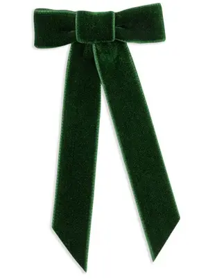 JENNIFER BEHR Velvet Bow - Green