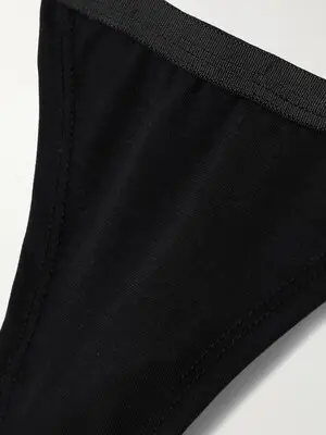 CDLP Set Of Three Stretch-tencel Lyocell Thongs