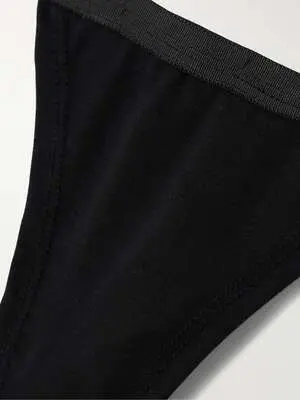 CDLP Set Of Three Stretch-tencel Lyocell Thongs