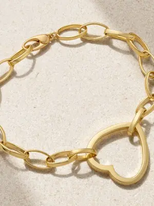 JENNIFER MEYER Medium Edith Open Heart Bracelet
