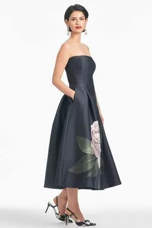 Sachin & Babi Shay Strapless Tea-length Dress