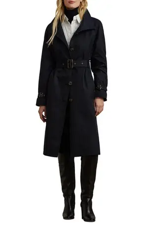 Longline Denim Trench Coats for Women