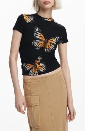 Desigual Slim Fit T-shirts For Women