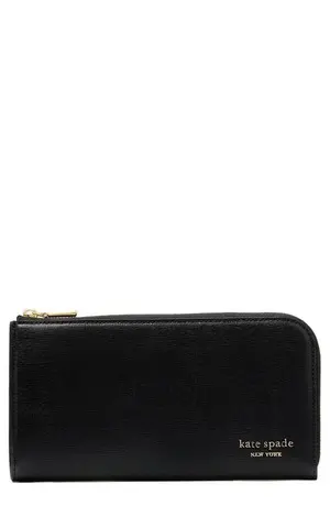 Kate Spade New York Devin Saffiano Leather Wallet - Black