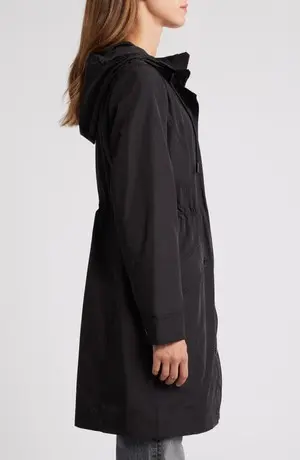 Michael Kors Water Resistant Hooded Anorak - Black