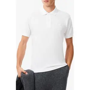Lacoste Small Croc Polo - White