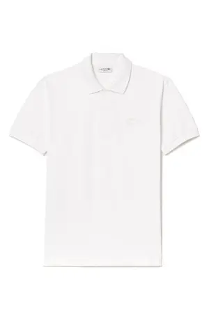 Lacoste Small Croc Polo - White