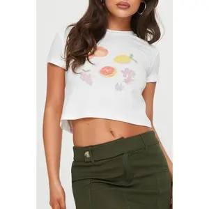 Princess Polly Arri Graphic Crop Top