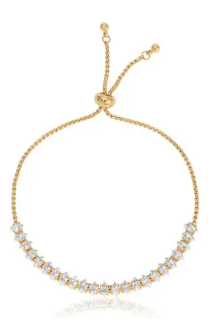 Ettika Dainty Slider Bracelet - Gold