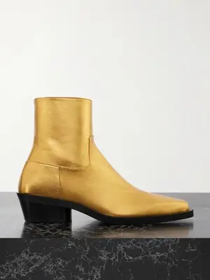 Proenza Schouler Gold Tone Booties