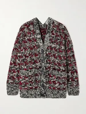 Erdem Oversized Wool-blend Cardigan - Multi