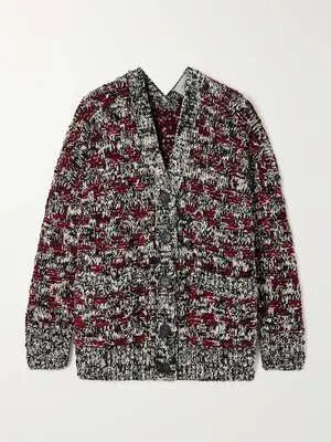 Erdem Oversized Wool-blend Cardigan - Multi