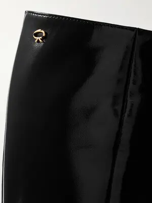 GIANVITO ROSSI Nuit 55 Patent-leather Knee Boots