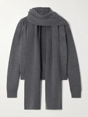 Alaïa Layered Wool Cardigan