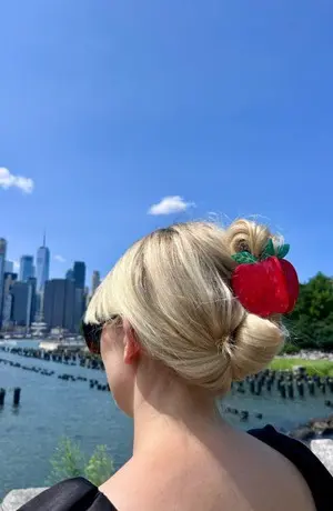 SOLAR ECLIPSE Apple Hair Clip