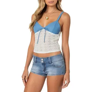Denim Camisole and Tank Tops