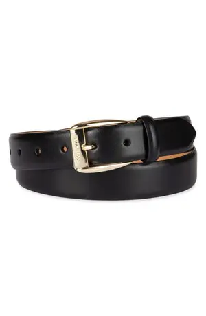 Cole Haan Debossed Logo Belt