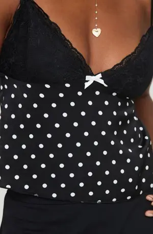 Princess Polly Castien Polka Dot Camisole