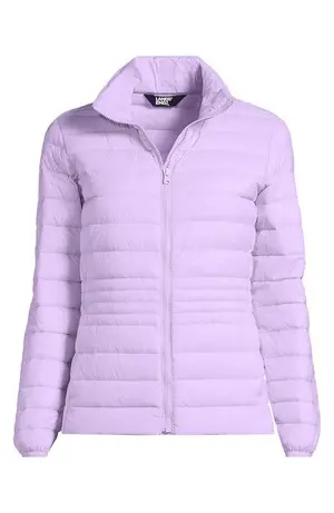 LANDS' END Wanderweight Ultralight Packable Down Jacket - Blushed Lilac