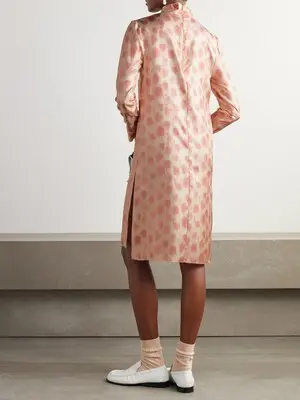Marni Printed Silk-satin Mini Dress