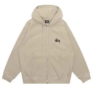 Men's Stussy Fleece Zip Hoodies