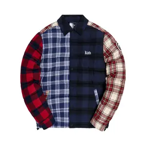 Kith Murray Quilted Shirt Jacket 'plaid Multi
