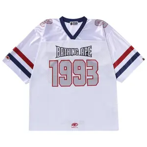 A BATHING APE Football Jersey - White
