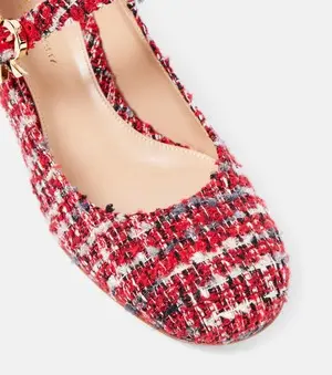 GIANVITO ROSSI Mary Jane Pumps - Red