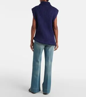 Victoria Beckham Turtleneck Sweater Vest