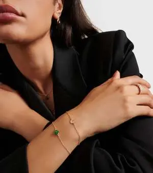 STONE AND STRAND Lucky Horseshoe 10kt Bracelet