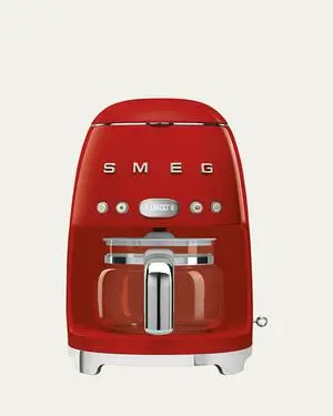SMEG Retro Drip Filter Coffee Machine Red