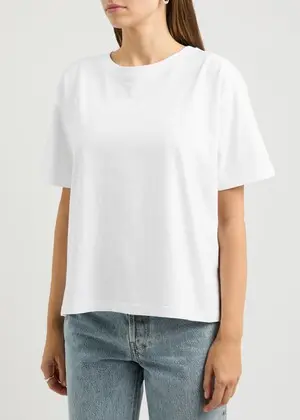 American Vintage Fizvalley Cotton T-shirt - White