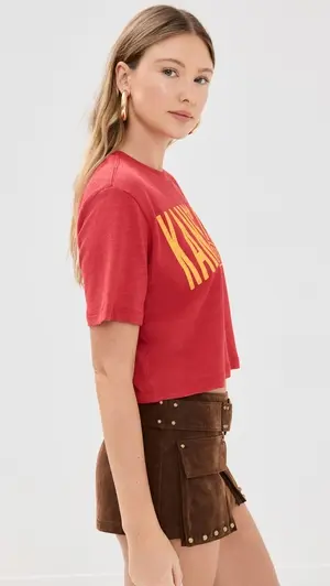 Junk Food Chiefs Cropped T-shirt